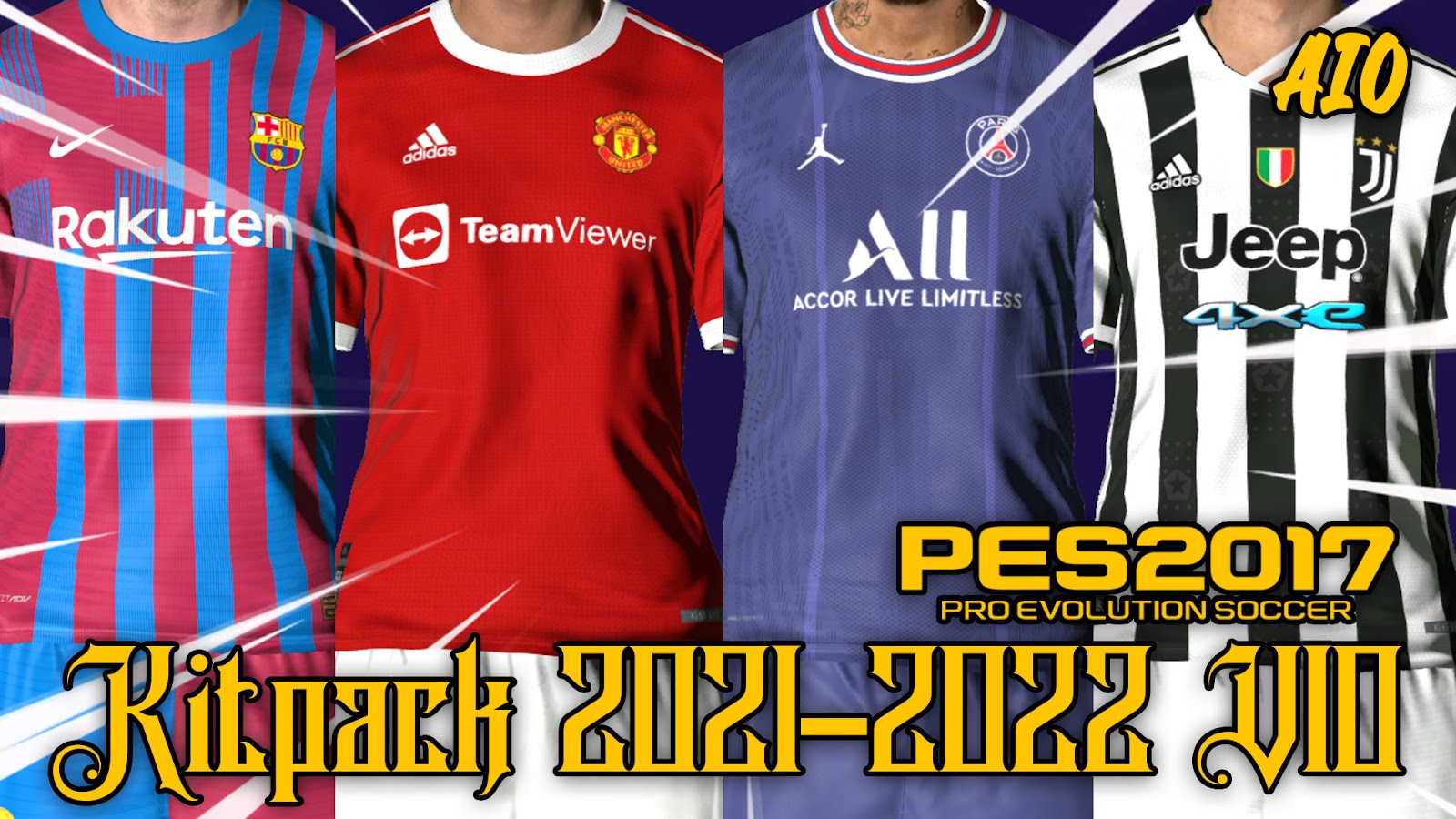 PES 2017 - BIG Kitpack Season 2021-2022 AIO v10 by EsLaM