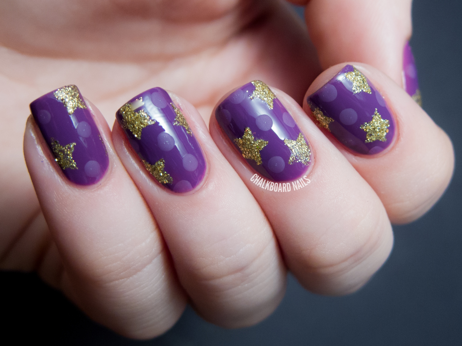 You Get a Gold Star! | Chalkboard Nails | Phoenix, Arizona Nail Artist