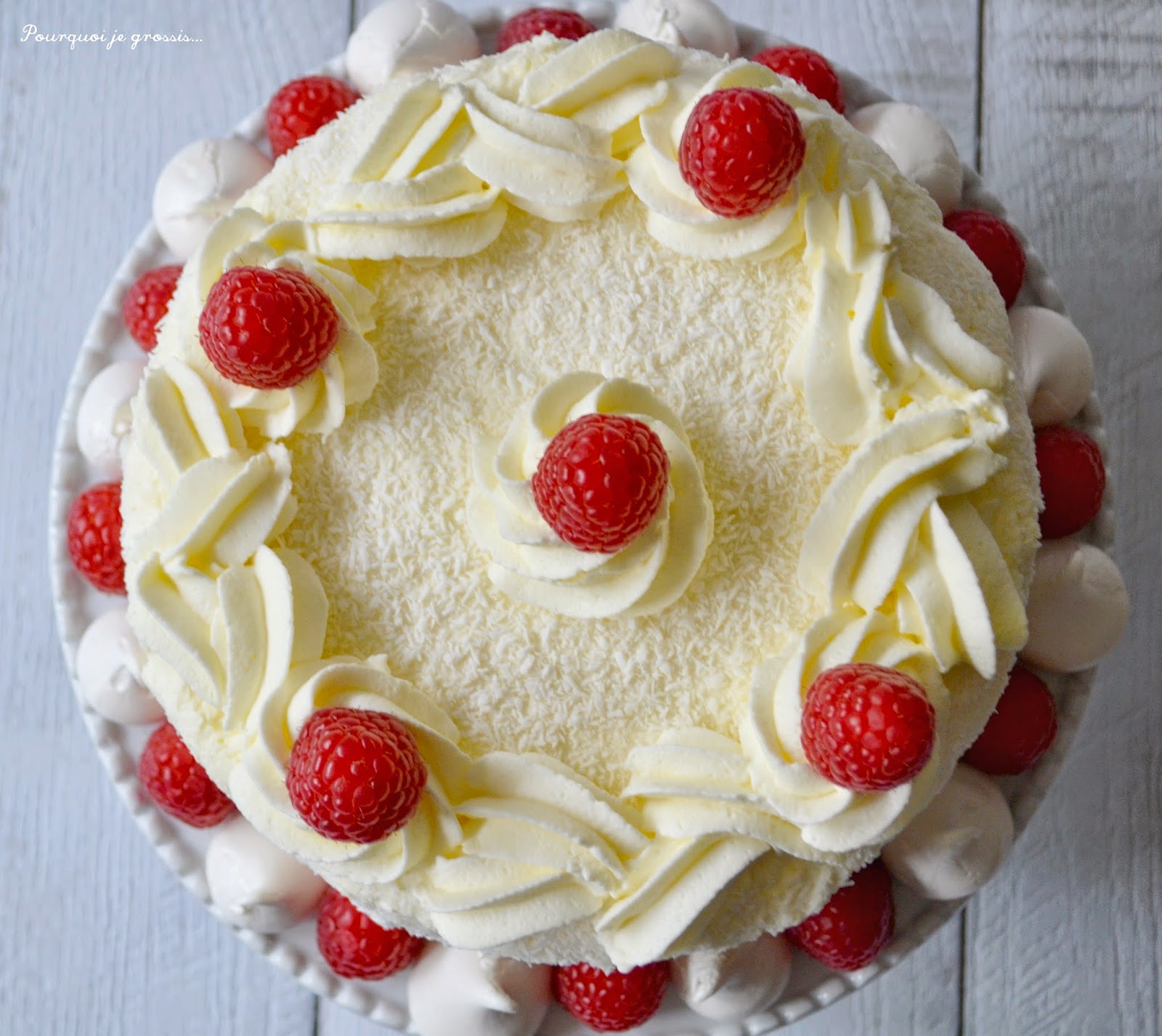Pourquoi je grossis ... : Gâteau glacé à la meringue, chantilly noix de ...