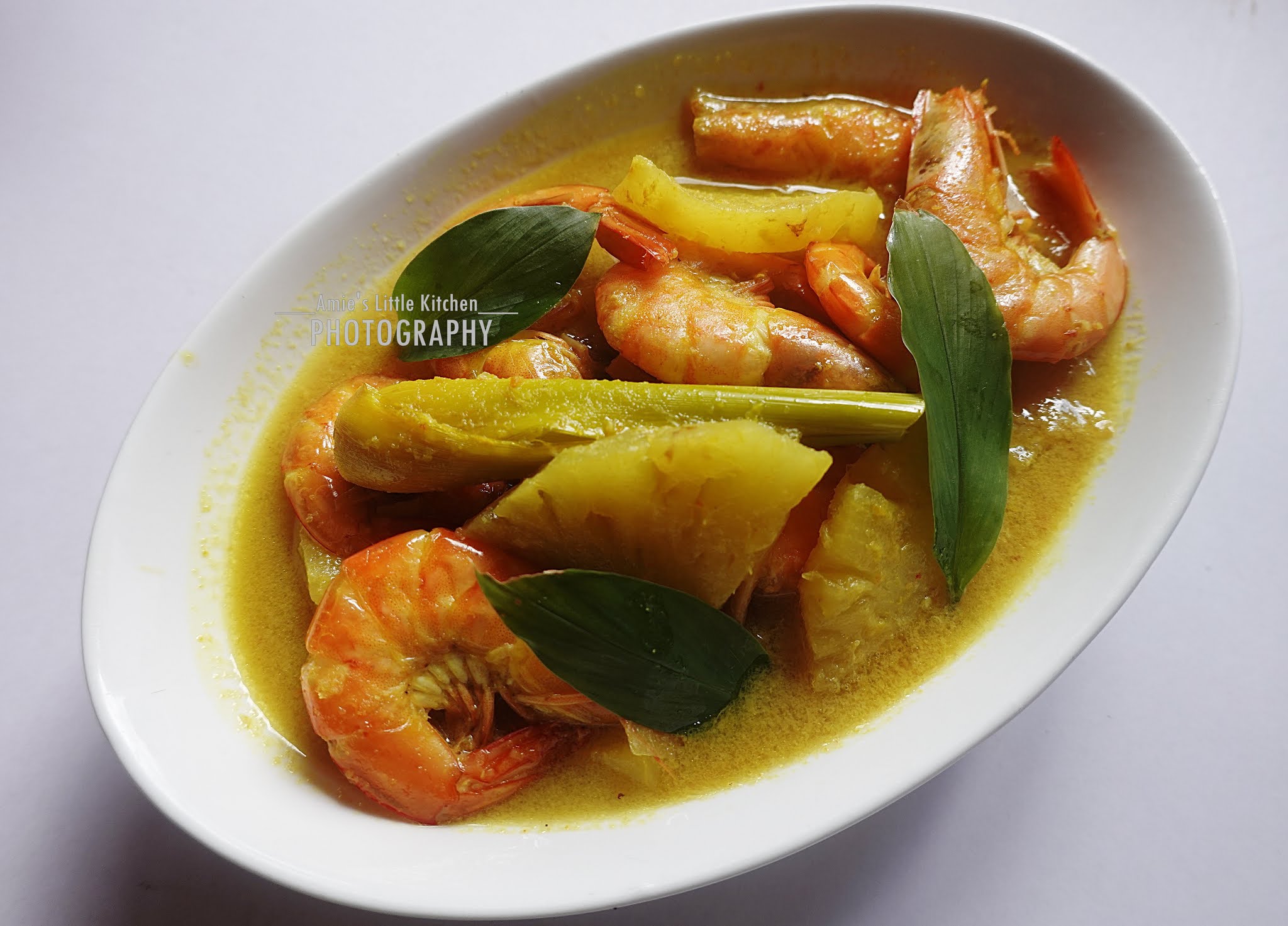 Udang Masak Pindang Tumis dengan Nanas & Daeng Mangkuk -Mangkuk Landang ...