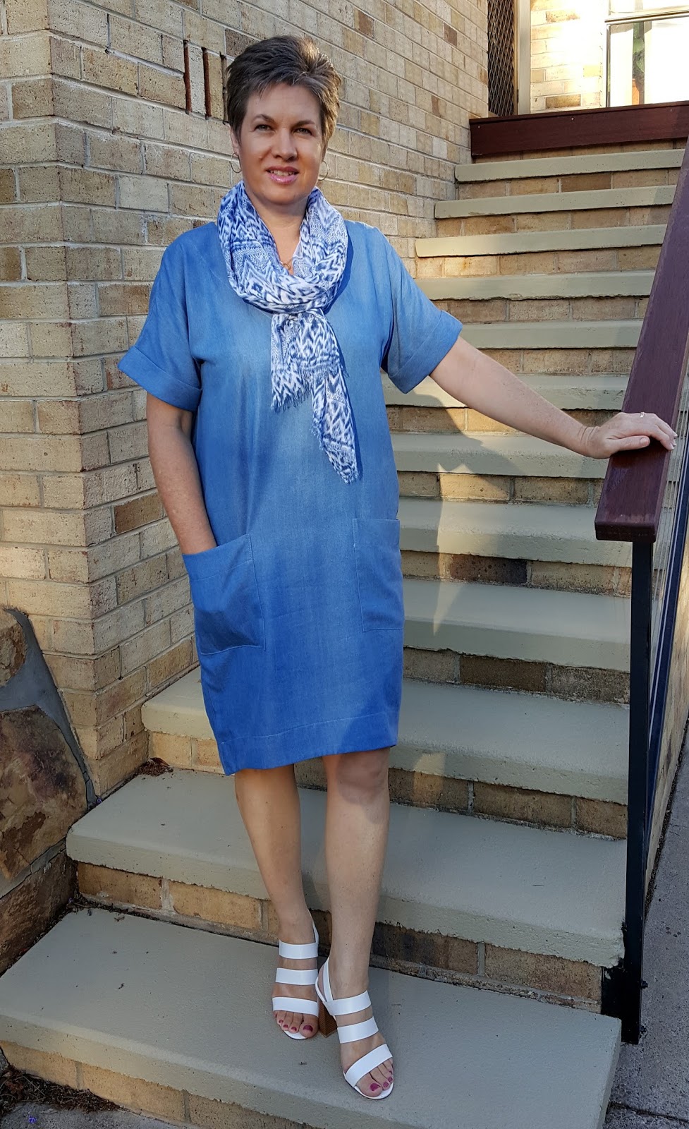 Sew, Jean Margaret: Style Arc Adeline Dress #3 in Tencel