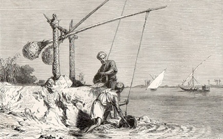 Shaduf, escenas de un Egipto perpetuo: Shaduf, escenas de Egipto perpetuo