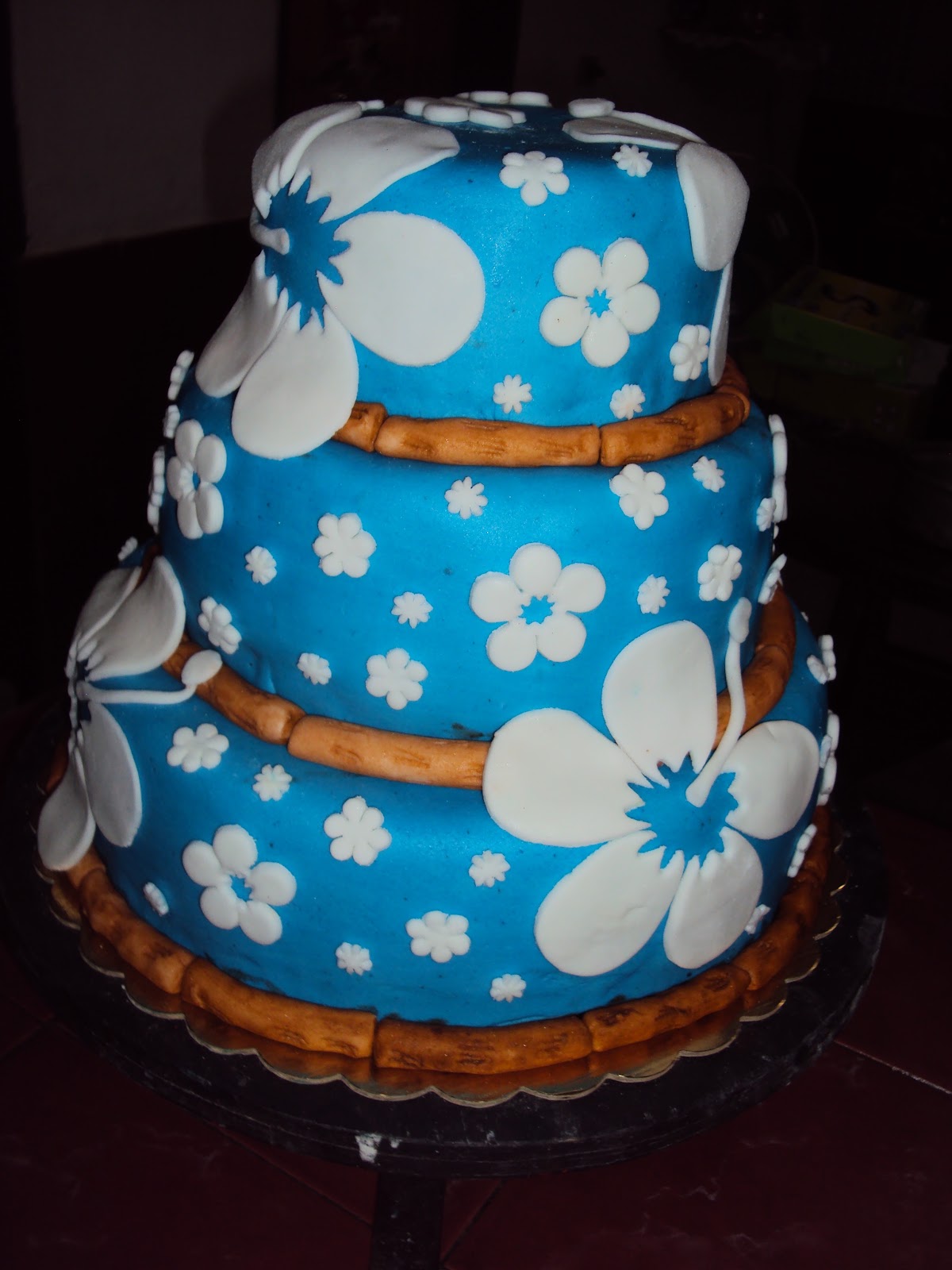 Torta de 15 años estilo playero.