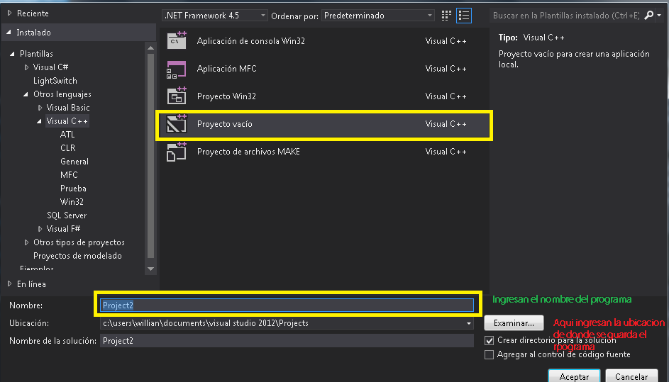 NOW YOU KNOW: Como Programar C o C++ en Visual Studio 2012