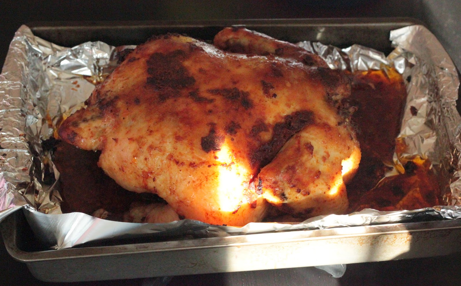 Langstekt kylling med rød pesto