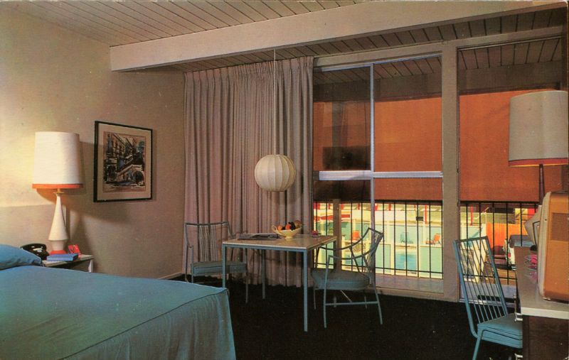 40 Vintage Photos Show a Look Inside American Hotel and Motel Rooms in ...
