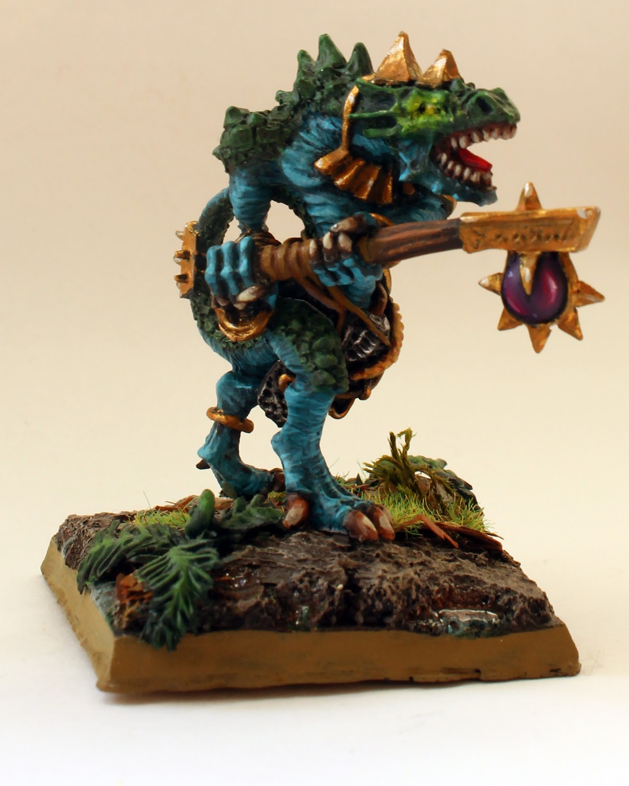 Mini Nature Art: Kroxigor 3