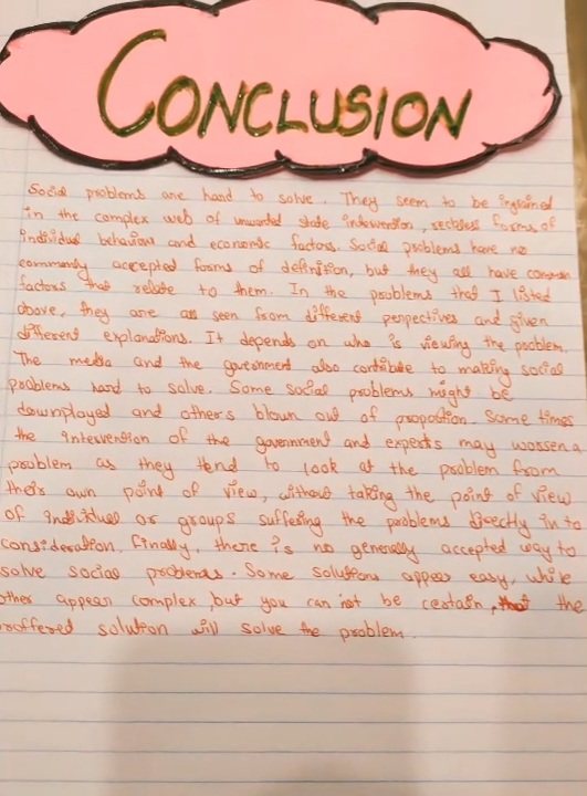 SOCIAL ISSUES PROJECT ~ NTY PROJECTS