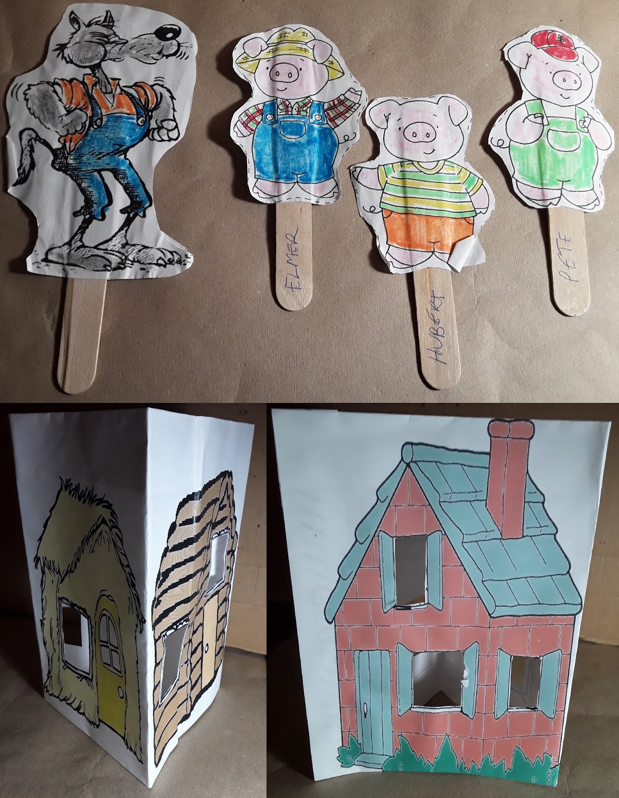 Free and Easy Crafts for Kids: Three Little Pigs Craft and Activities