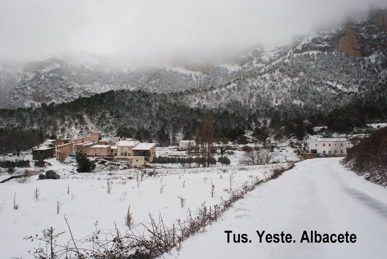 Yeste. Albacete. Paisajes: TUS. YESTE