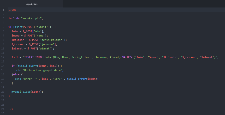 Membuat Form Input Data Sederhana Dengan PHP dan MySQL - Intro Dev