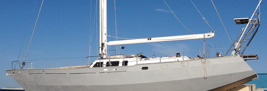 OUTRO ADAXE: 108. Botavara de mayor y enjaretado de bañera