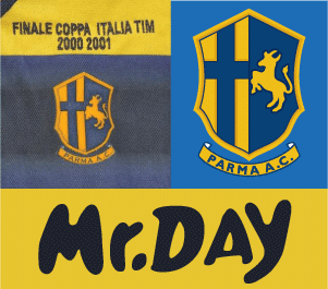 Football teams shirt and kits fan: Font AC Parma 2000/01 kits