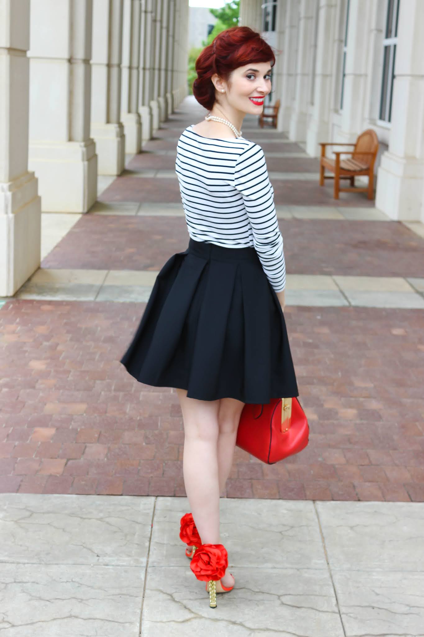How to Wear Red Shoes: Collab with Nicepairs Heels | Bleu Avenue