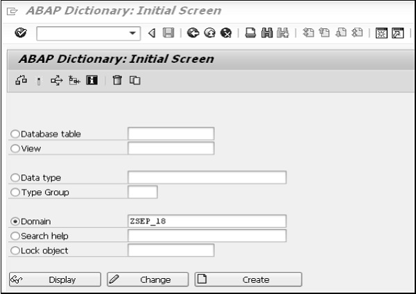 SAP ABAP Central: 1.16 SAP ABAP - Domains SAP ABAP Central: 1.16 SAP ABAP - Domains