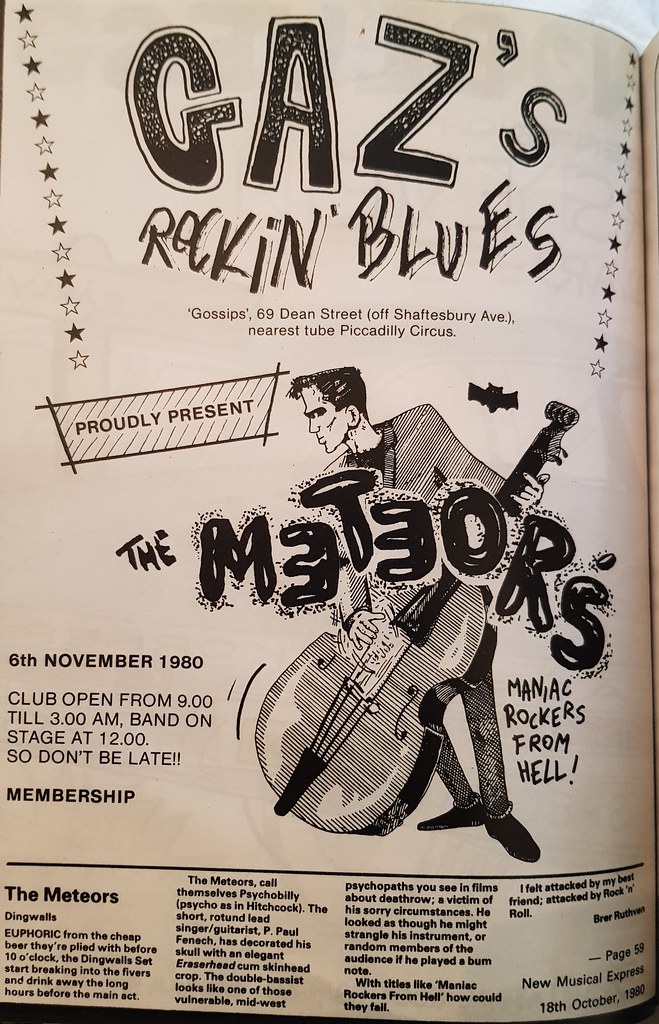 The Meteors - Gigs 1980 - 1985.: The Meteors - Gigs 1980