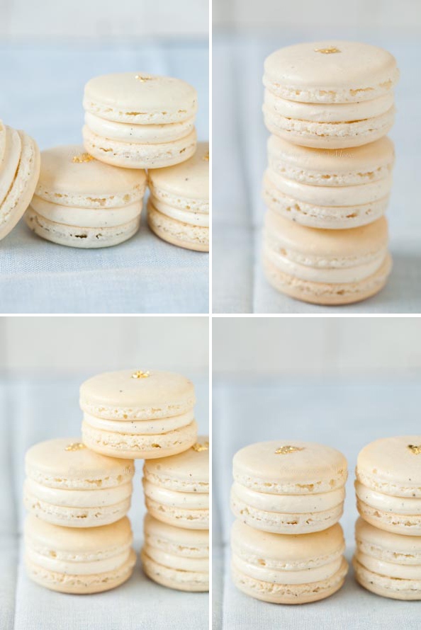 A Kitchen With No View: White truffle buttercream macarons