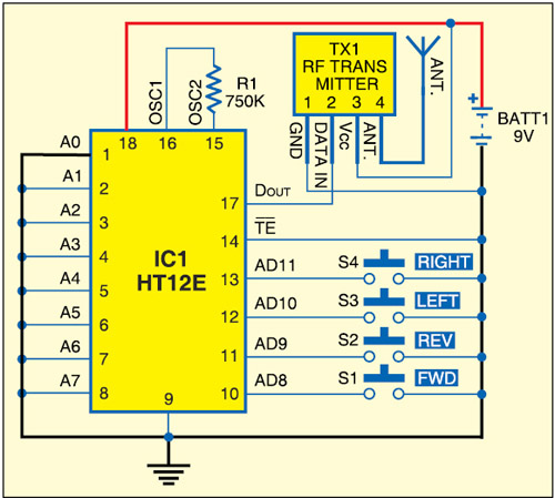 Electronic Project Arduino Based Rf Controlled Robot