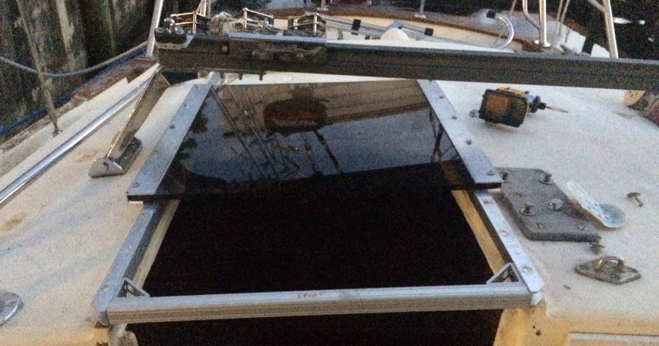 Sailboat sliding hatch design ~ Make boat