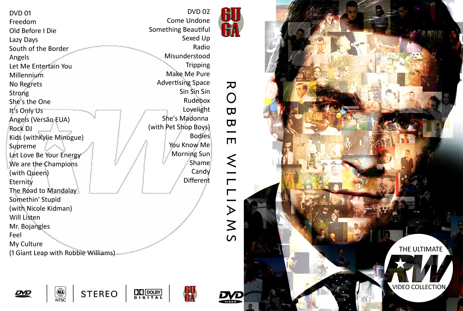 Guga DVDs: DVD Robbie Williams The Ultimate Video Collection