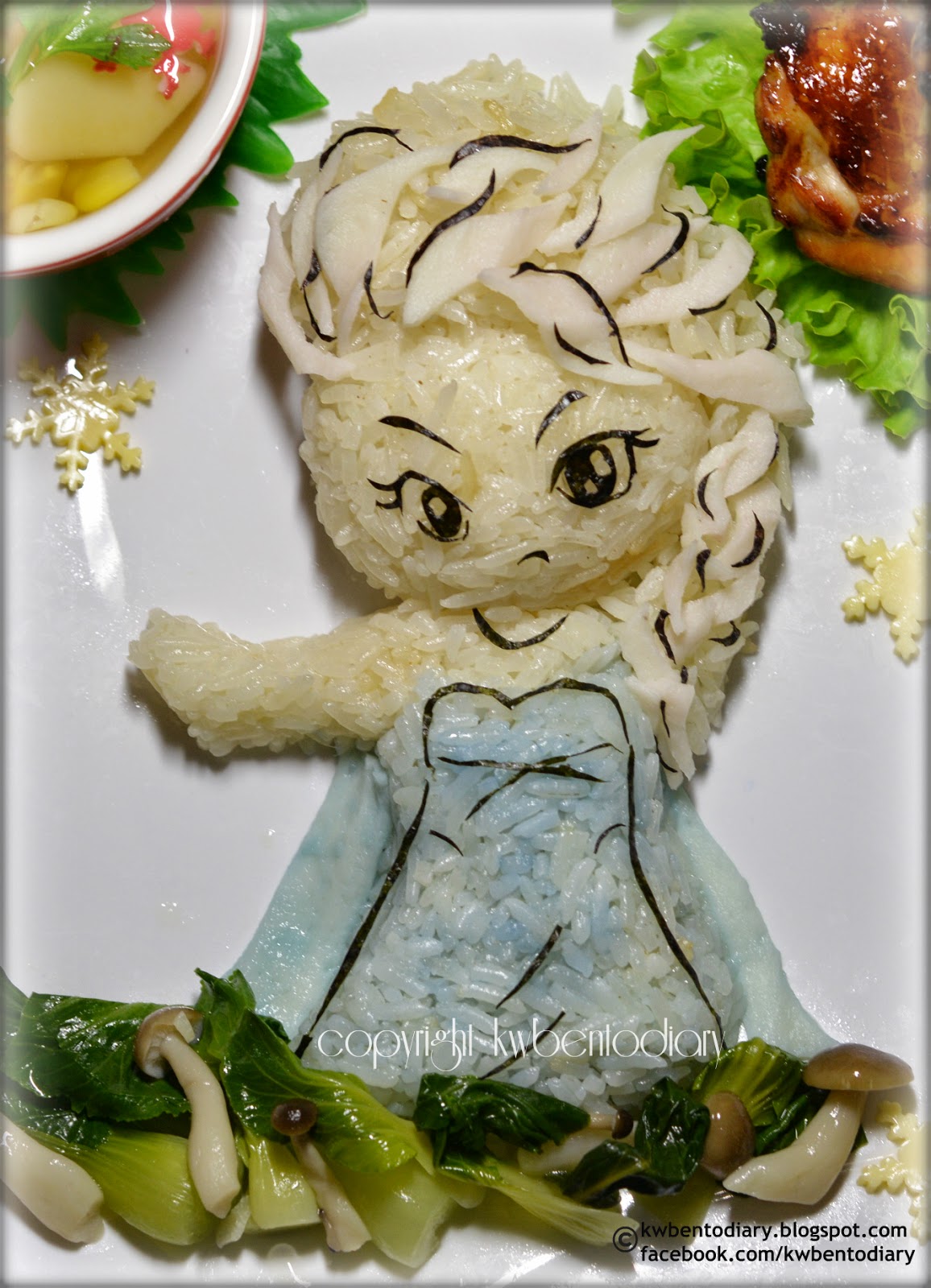 Karenwee's Bento Diary: Elsa Frozen Food Art