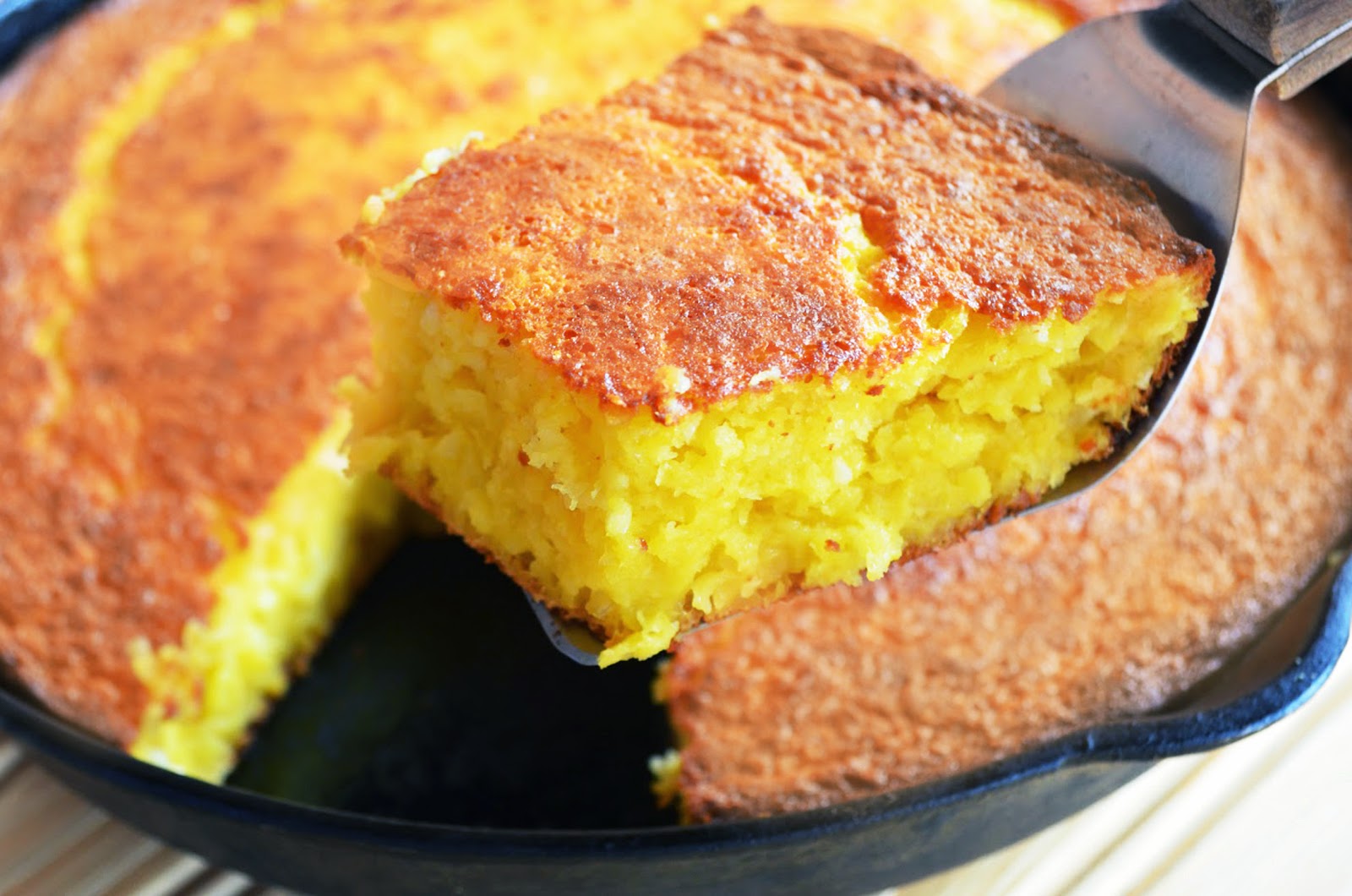 Bolo de milho sem farinha - Receitas da Mama