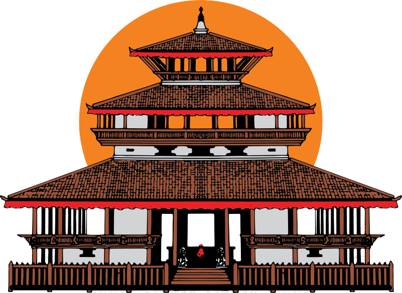 Nepali Pagoda, Nepal, Temple, God, Godess, Kathmandu, Kasthamandap, Png ...