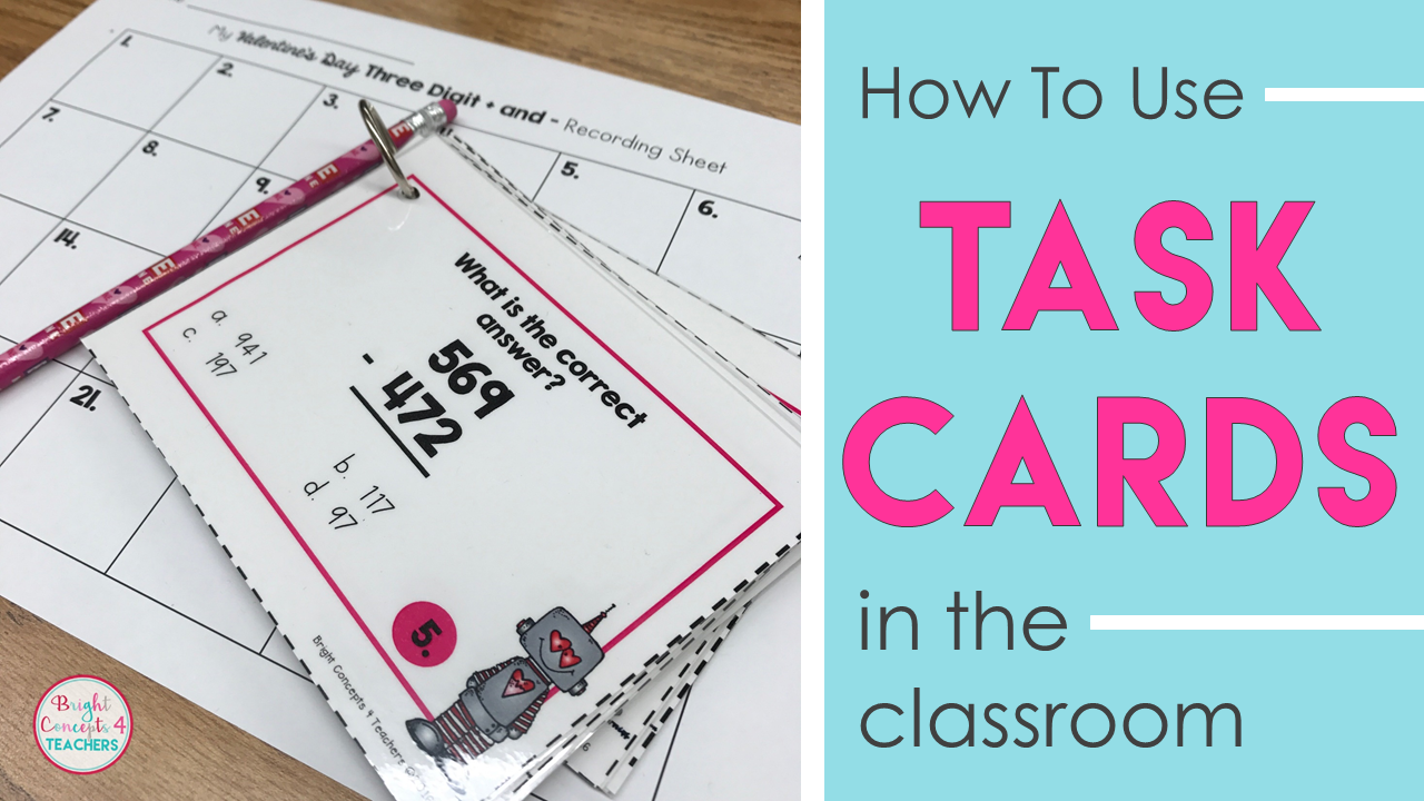 Differentiating Instruction With Task Cards
