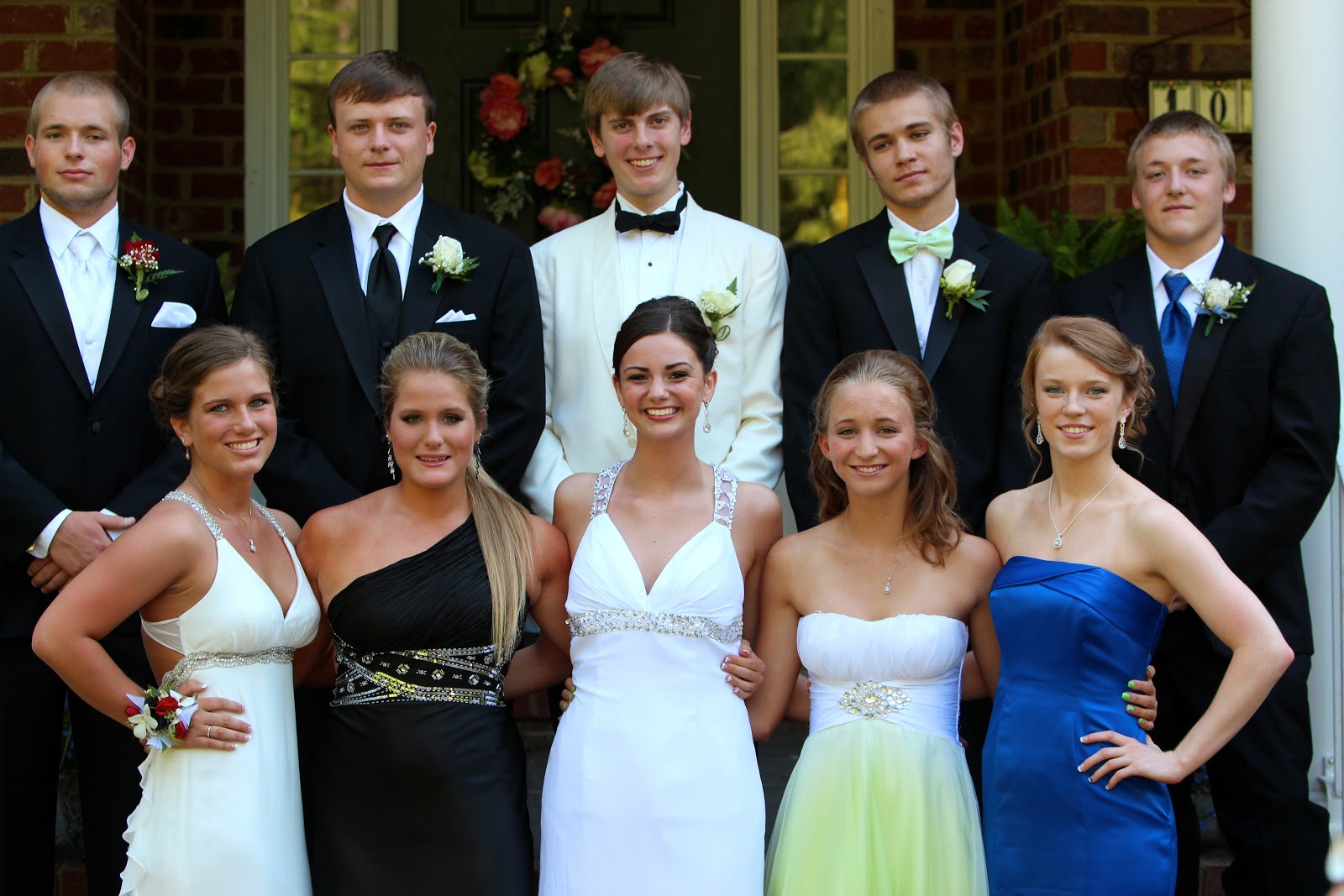 Nine Boys, Nine Girls: Hanover Prom: Group Photos