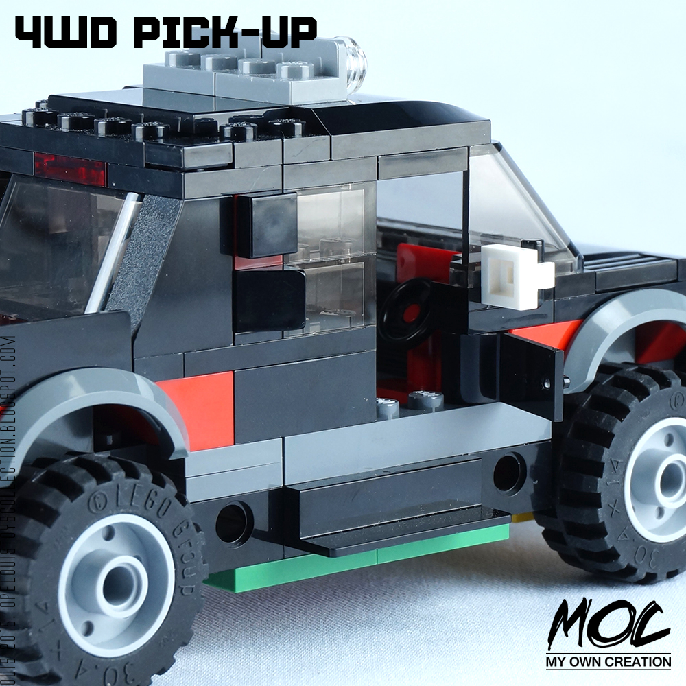 Opelouis's Toys Collection: (LEGO MOC) 4WD Pick-up.