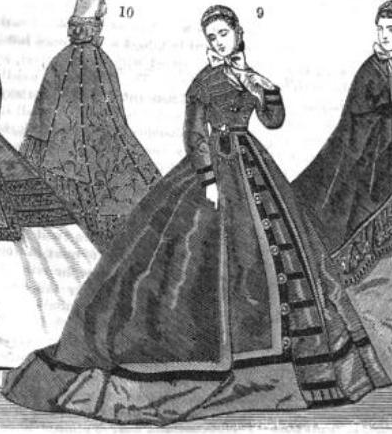 1865 Dress Research, Part II: Skirts and Skirt Support | Beth's Bobbins