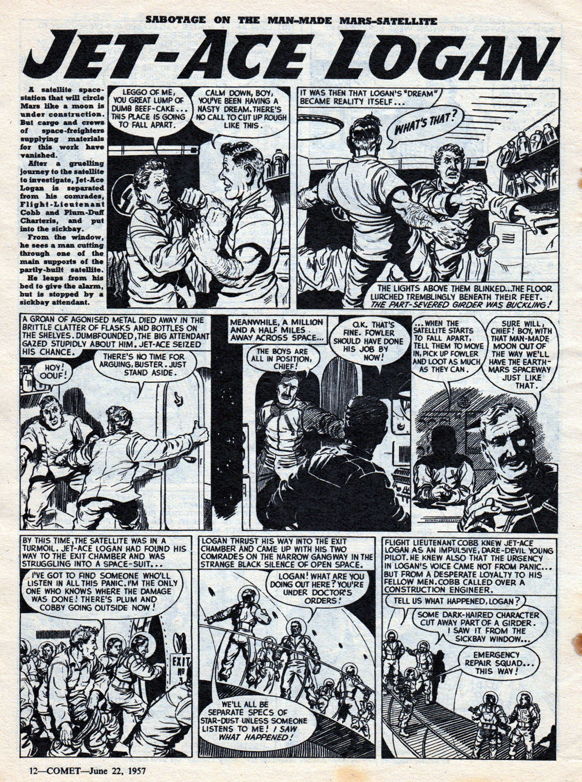 BLIMEY! The Blog of British Comics: This week in 1957: THE COMET