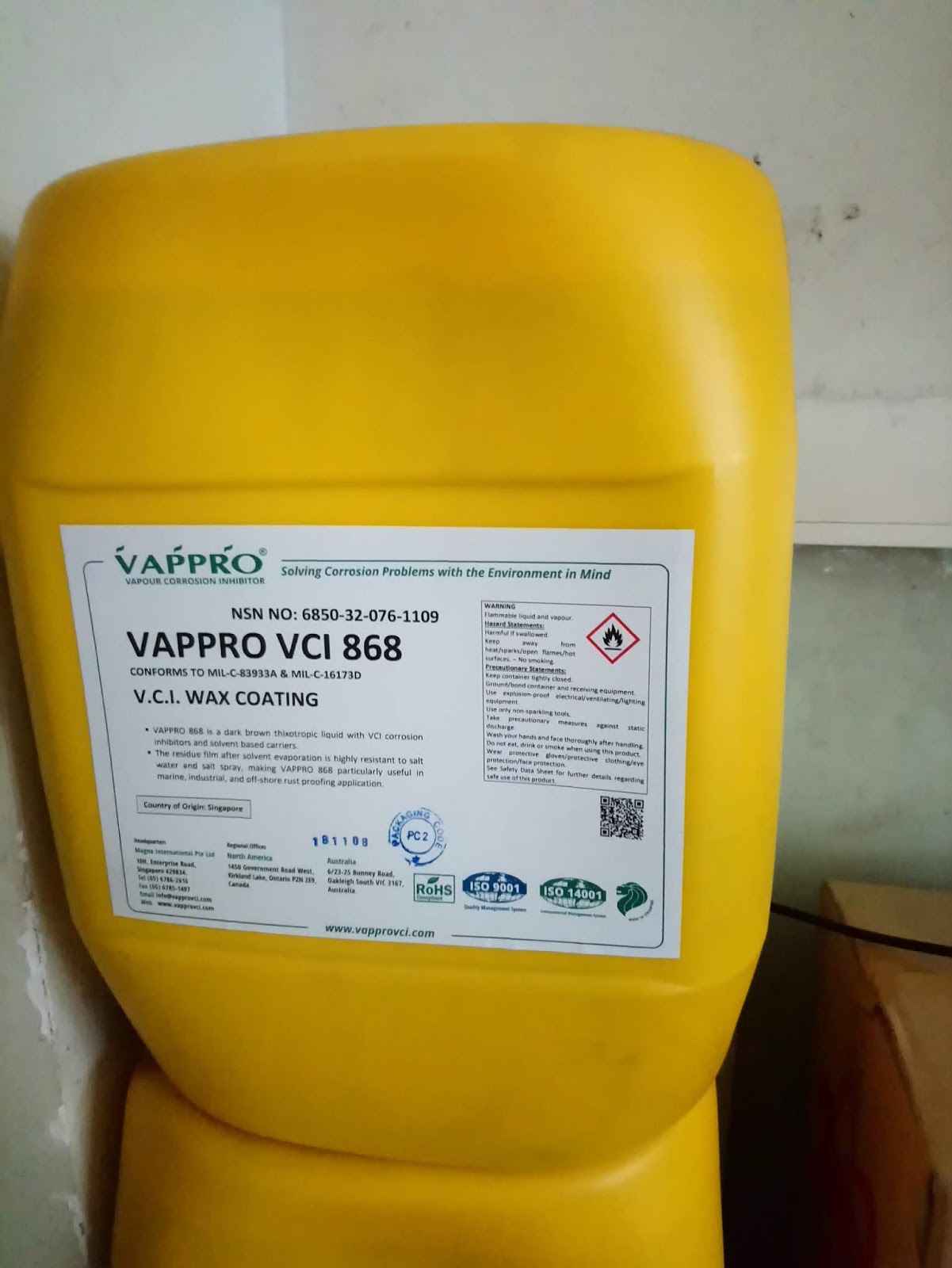 Vappro VBCI VN: VBCI OIL & COATING