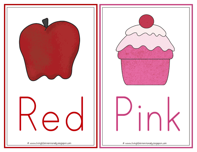 SGBlogosfera. María José Argüeso: COLOR WALL CARDS - COLOR FLASH CARDS