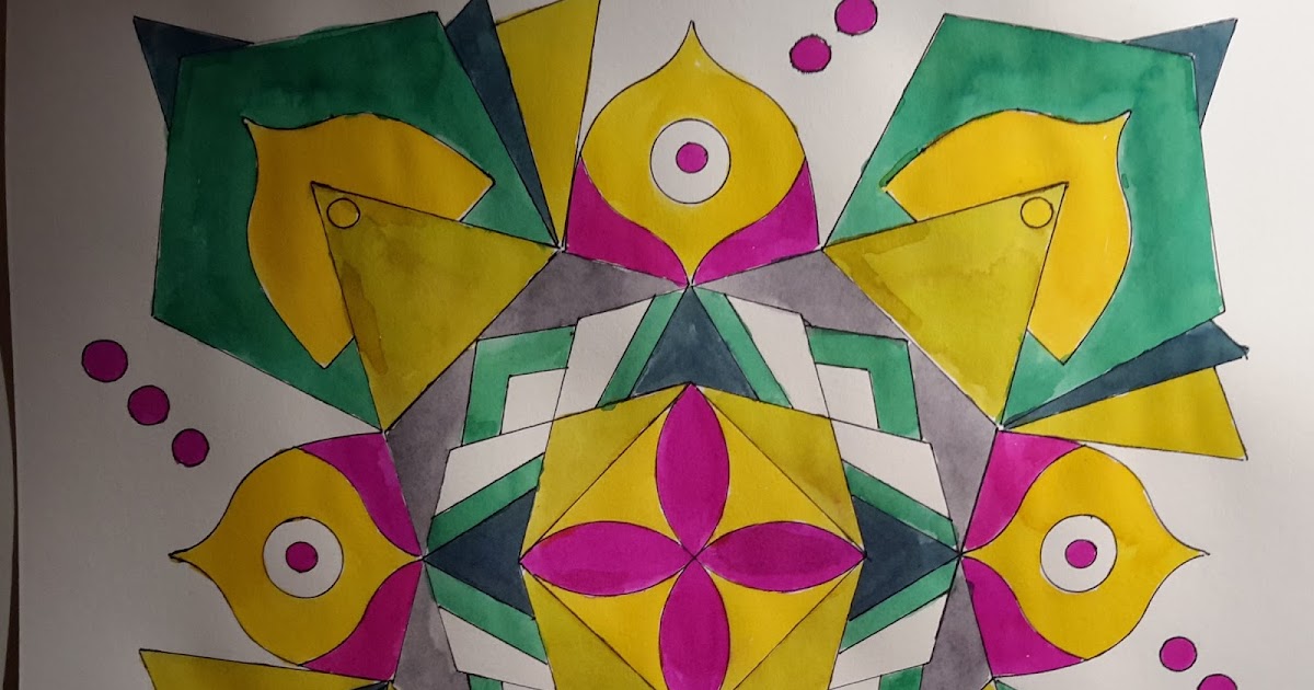 Nieuwsbrief tekenschool de Keltische Knoop: Geometrische mandala zonder ...