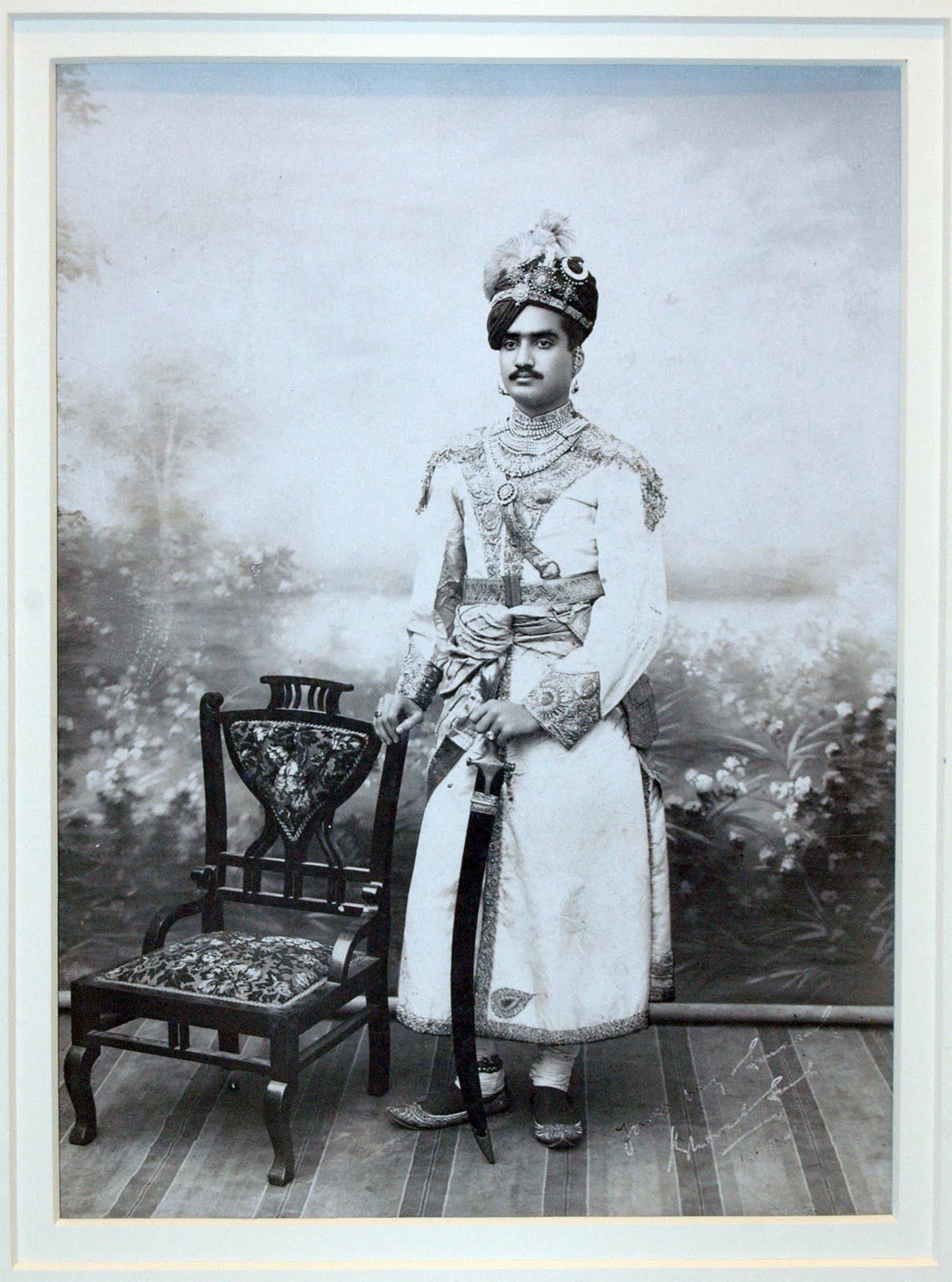 Vintage Photograph of an Indian Prince - Old Indian Photos