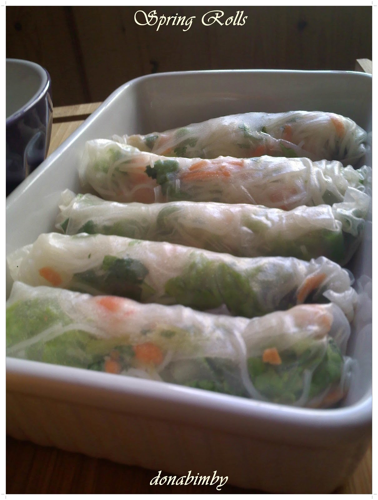 donabimby: Spring Rolls estilo Vietnamita