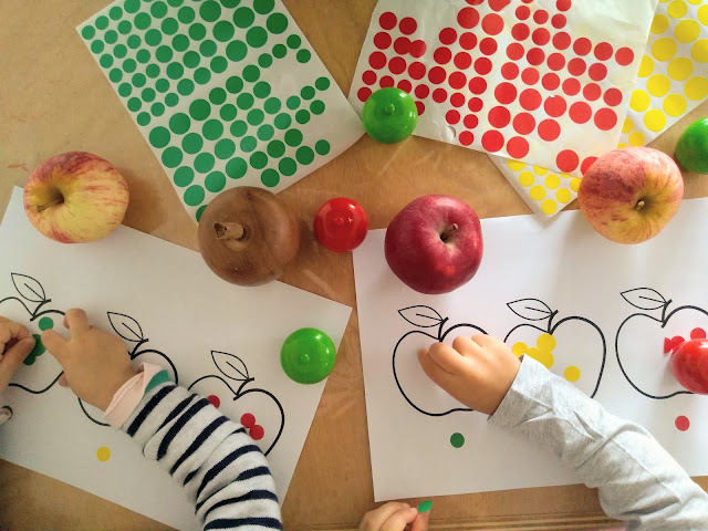 Assmat & Maman: Collages et autres activités sur le thème de la pomme # ...