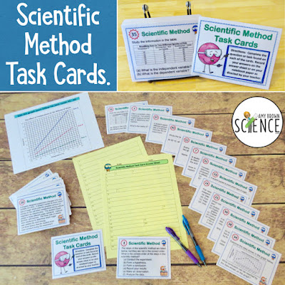 Amy Brown Science: Scientific Method Task Cards
