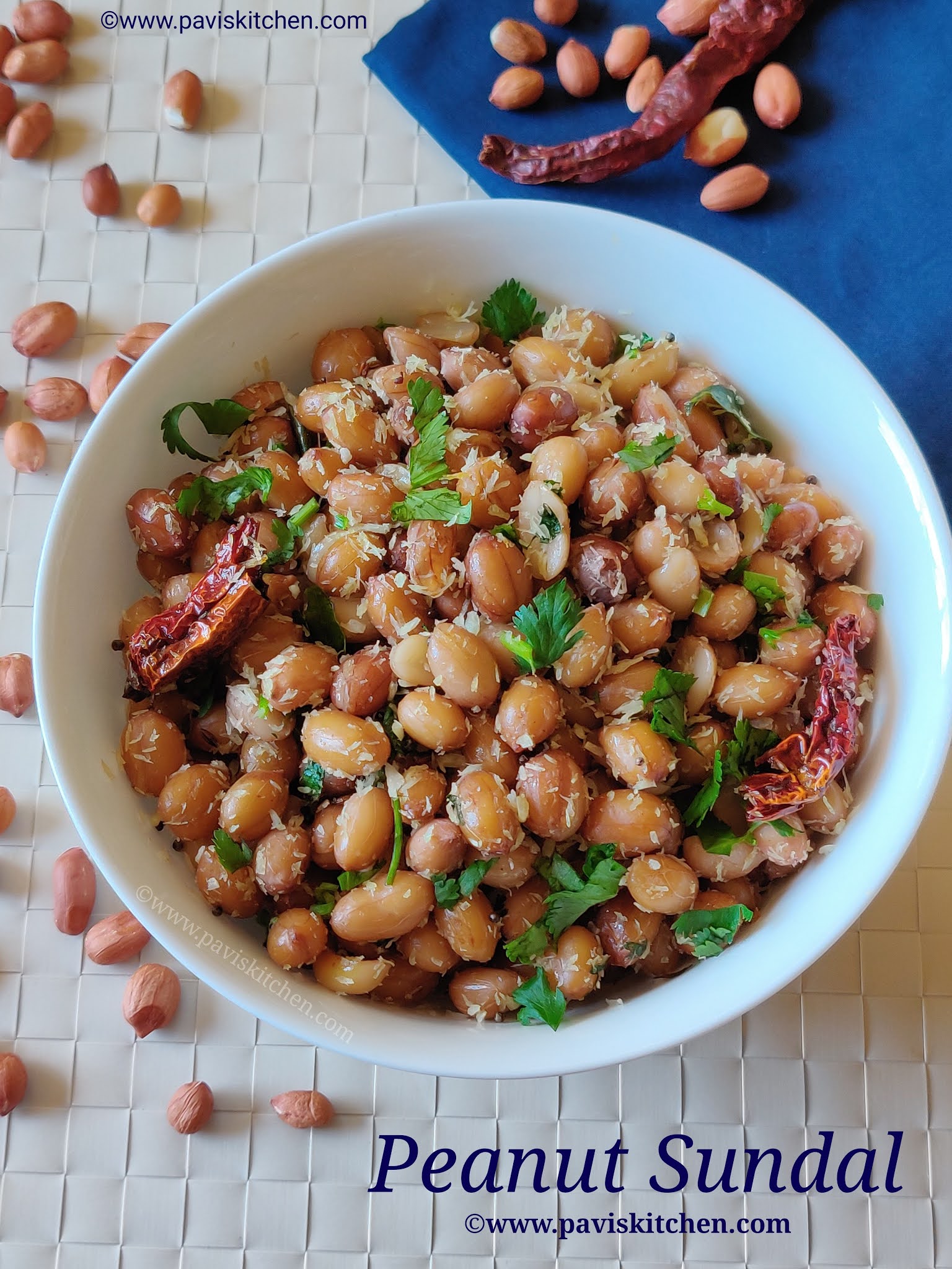 Peanut sundal recipe | Verkadalai sundal recipe | boiled groundnut ...