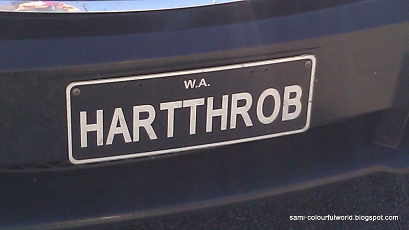 COLOURFULWORLD: Signs - Personalised Number Plates V