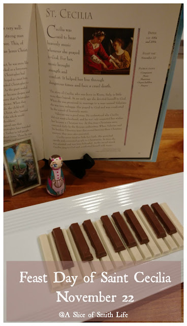 A Slice of Smith Life: November 22: Feast Day of Saint Cecilia