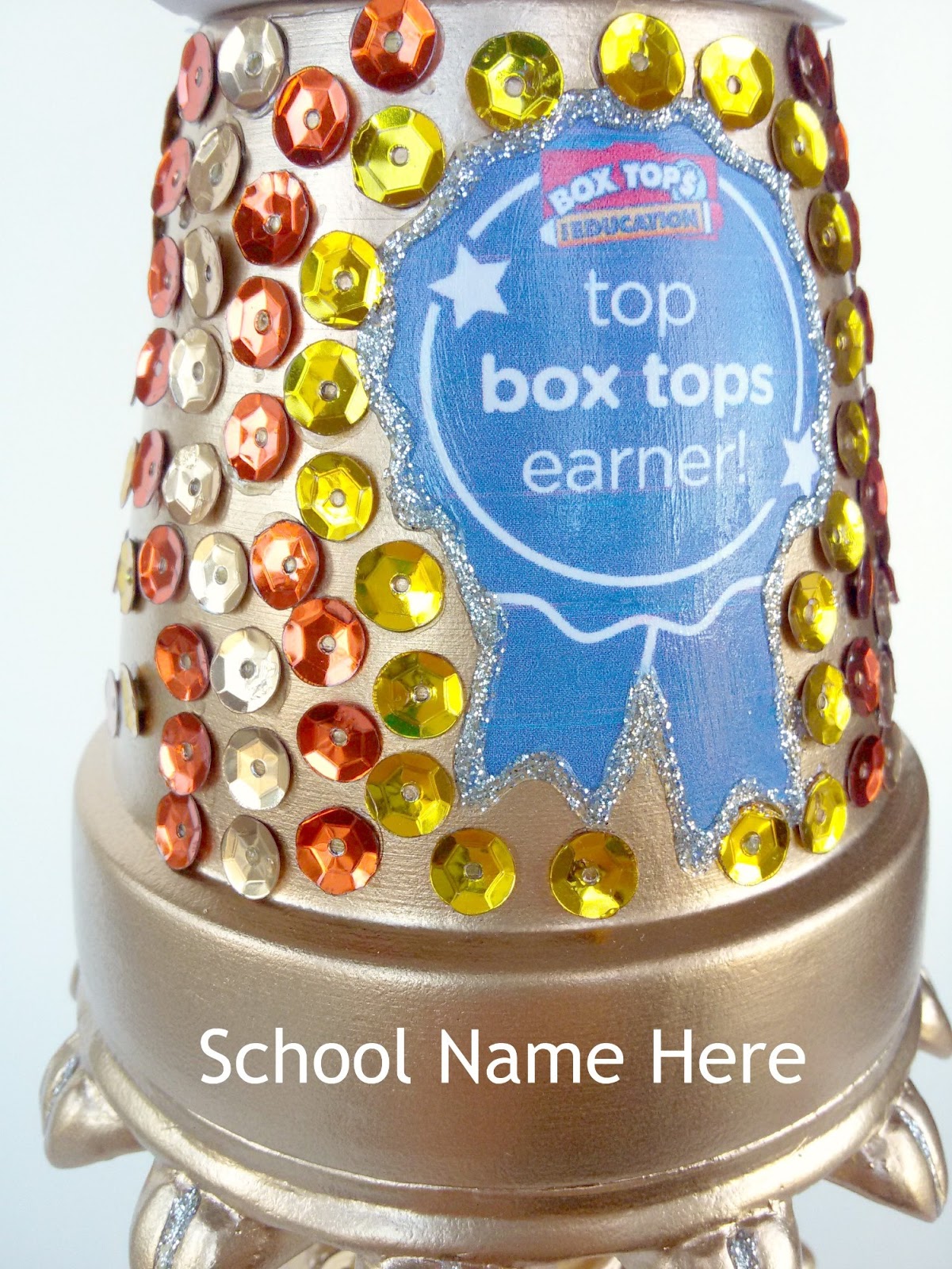 Over The Apple Tree: DIY Box Top Trophy