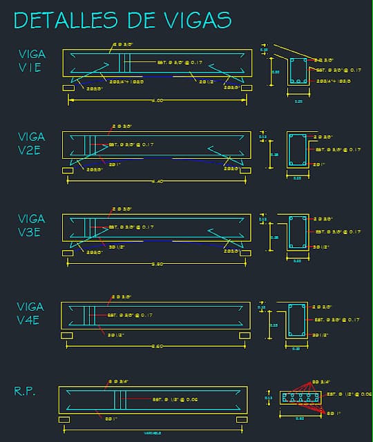 Calculo de Cuantia de Acero para Analisis de Costo y Presupuesto