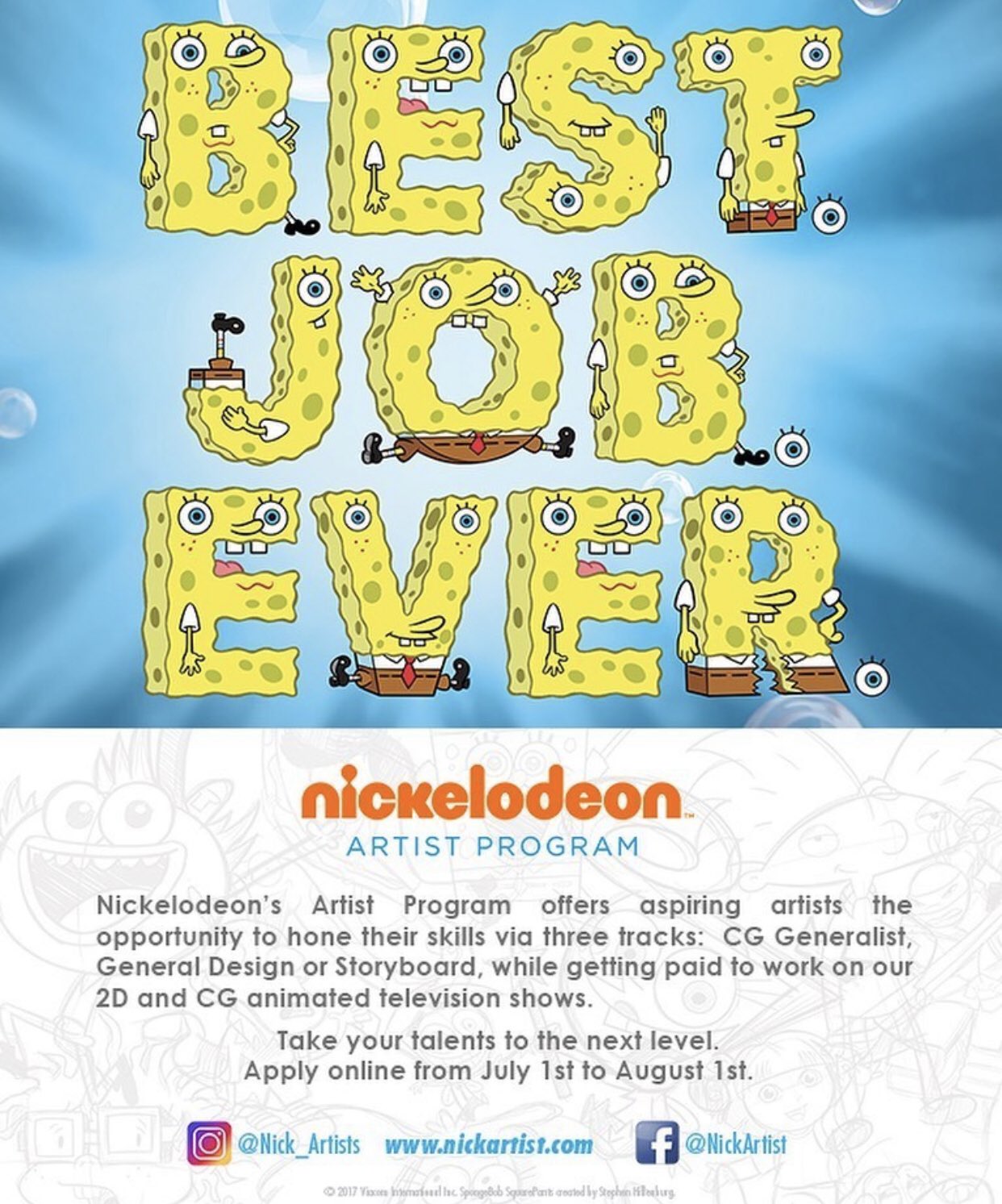 NickALive!: Nick Announces Nickelodeon Artist Program 2021