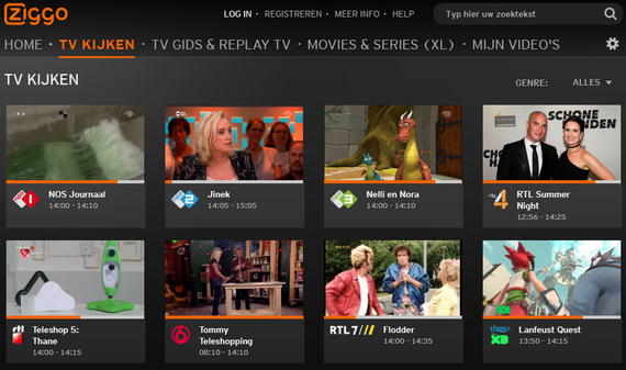 Ziggo Go tv website nu op HTML5 basis - Hd technieuws: alles over ...