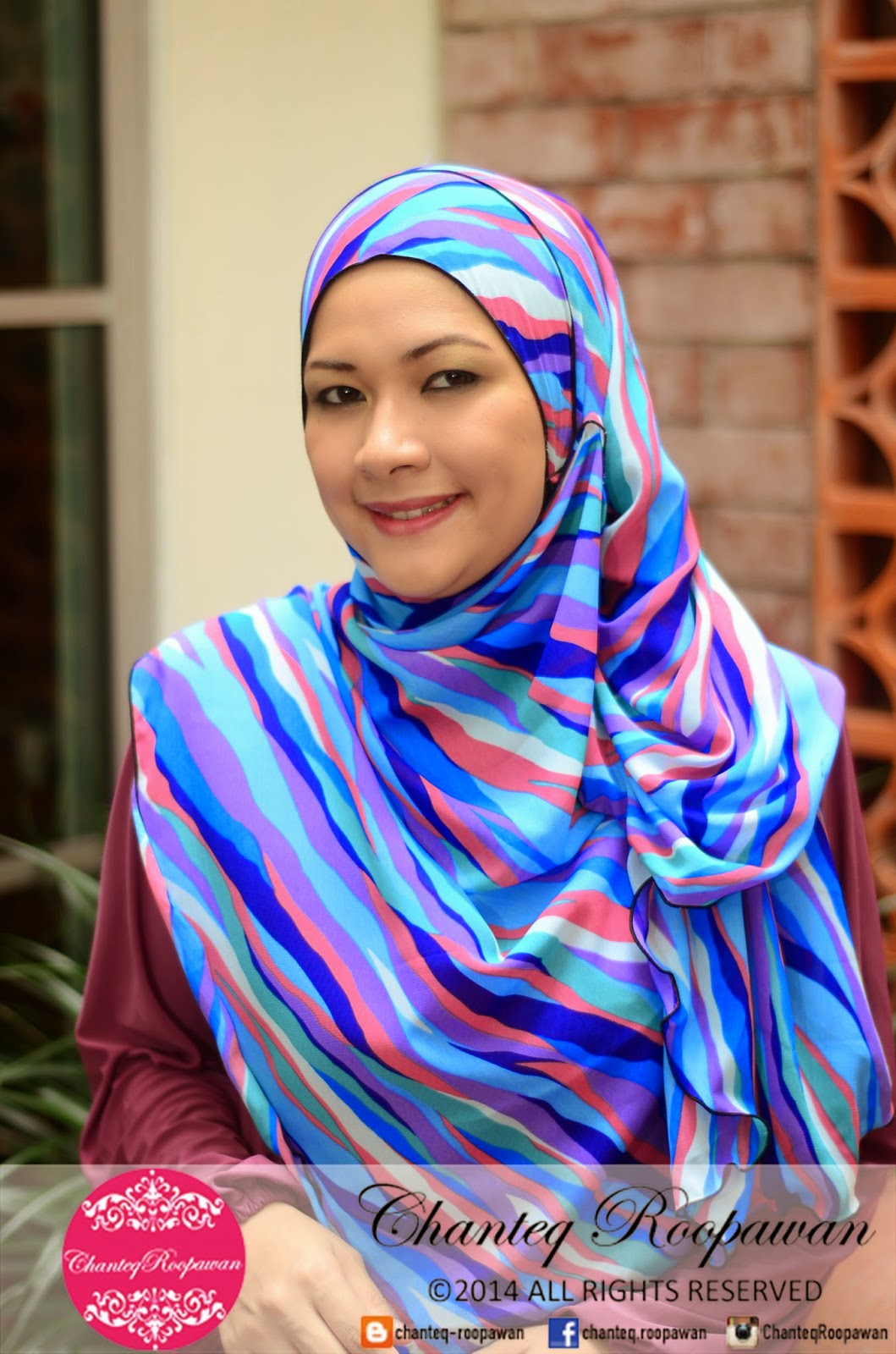 Chanteq Roopawan: CORAK BARU ~ Selendang Panjang Chiffon Bercorak (Long ...