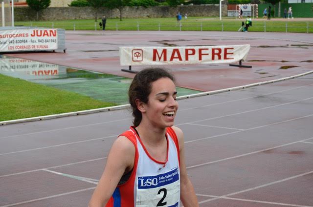 GIJON ATLETISMO: Elsa Alvarez Alonso Minima en el 800.