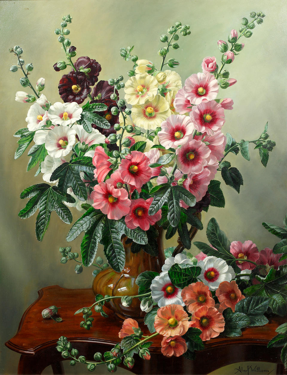 Albert Williams (1922-2010) Floral still-life painter | Tutt'Art@ Masters