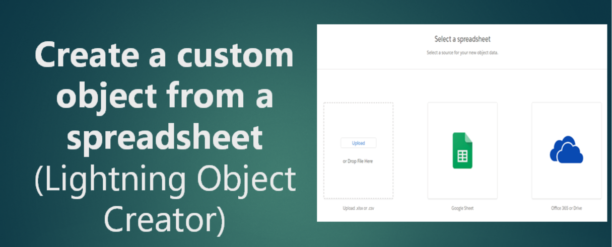 Amit Salesforce Salesforce Tutorial Create Object From Spreadsheet